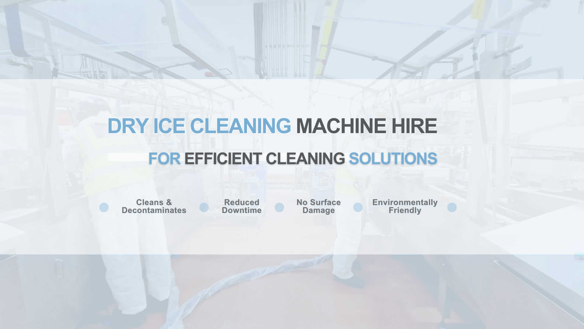 Dry Ice Cleaning Machine Hire - Polar IceTech